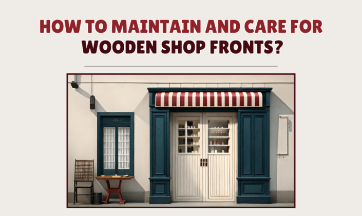 How to Maintain and Care for Wooden Shop Fronts?